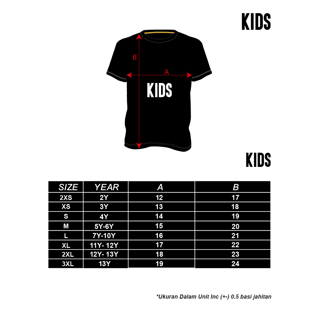 Size Chart – Prime Shop